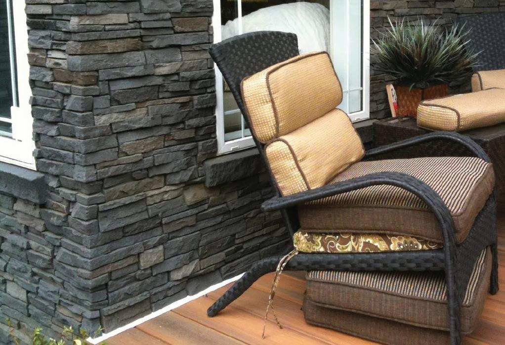 Grey Linear Tumbled Ledge Rock | Stone Arts